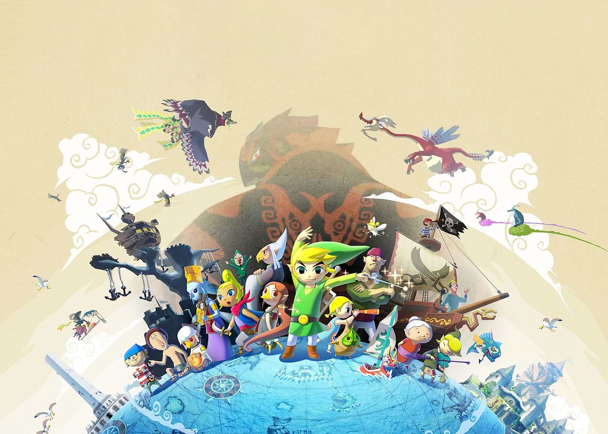 'The Wind Waker Zelda Link ' Poster, picture, metal print, paint by ...
