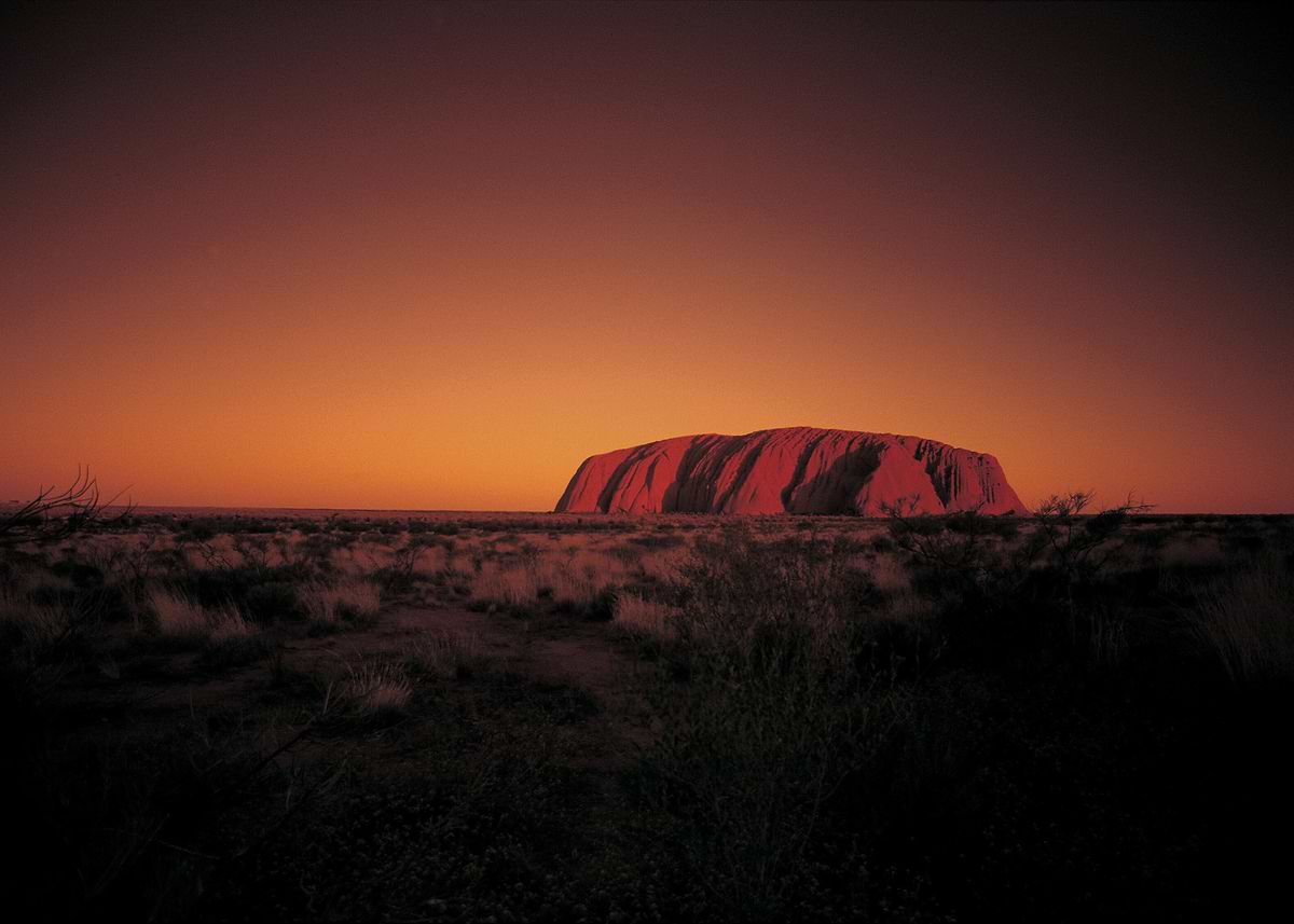 'Uluru Sunset' Poster, picture, metal print, paint by Artistic Prints ...