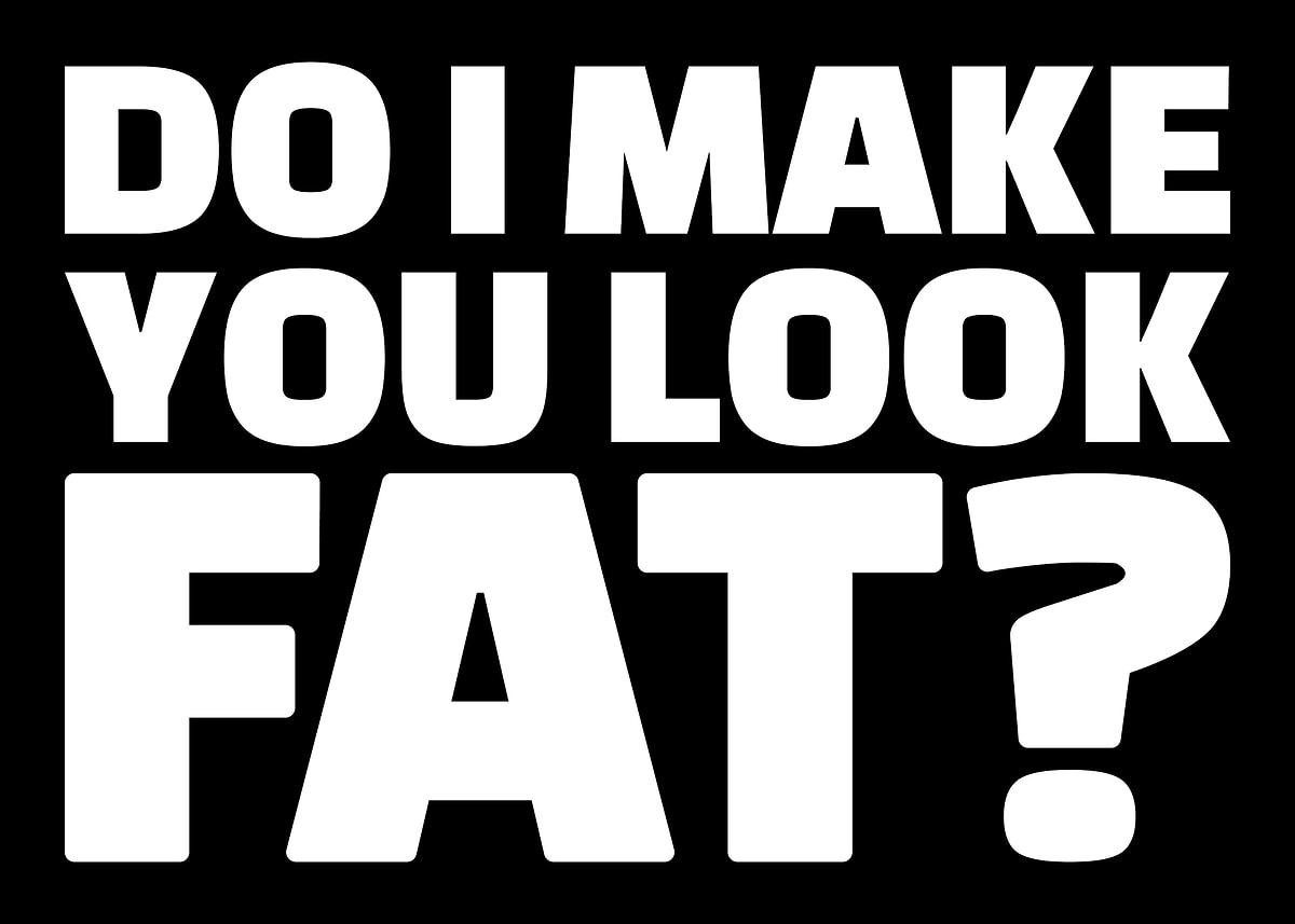 'Fat' Poster, picture, metal print, paint by Designzz | Displate