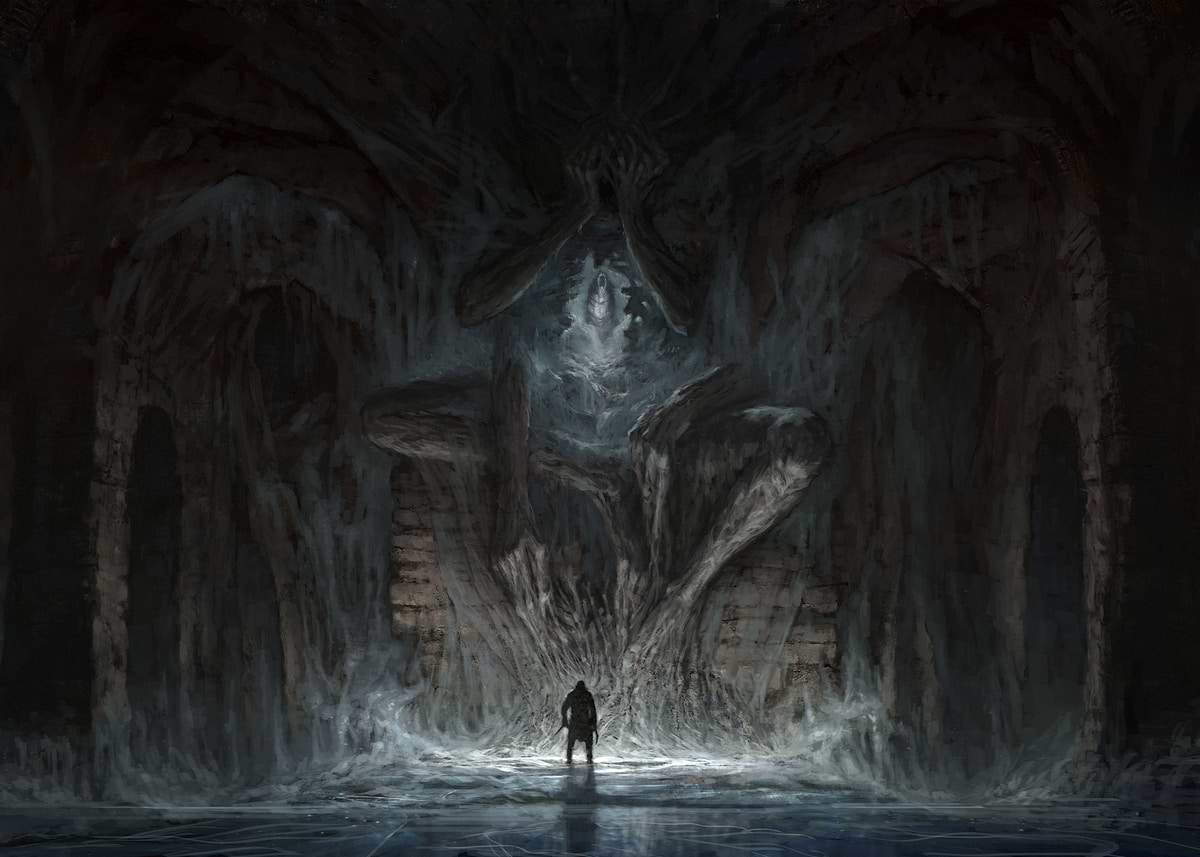 'Crypt' Poster, picture, metal print, paint by Mortal Shell | Displate