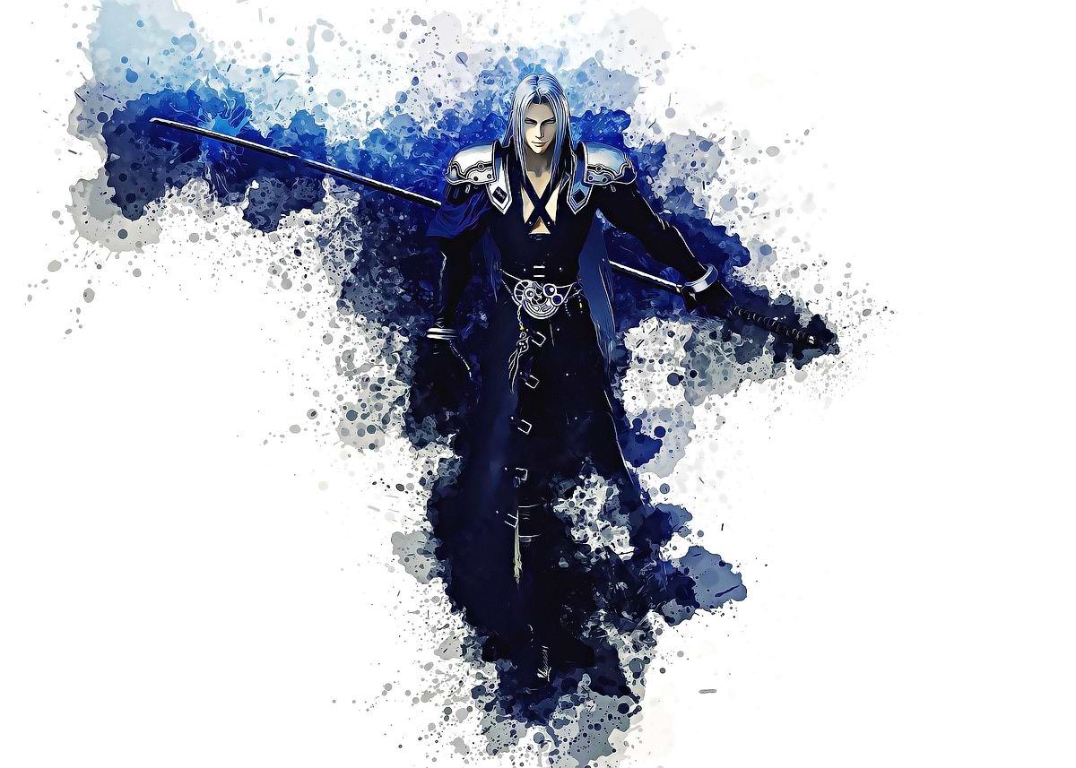 'Final Fantasy 7' Poster, picture, metal print, paint by Santi Sarip ...