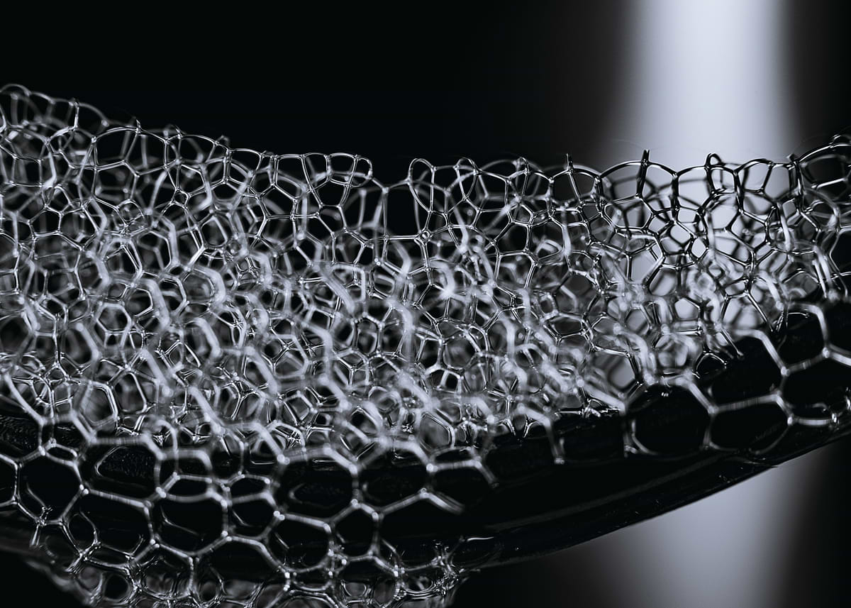 'Cascading Geometry' Poster, picture, metal print, paint by Nick Tait ...