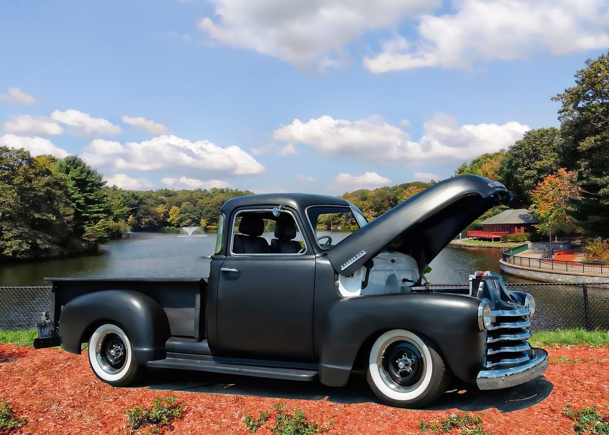 'Classic Chevy Truck Right' Poster, picture, metal print, paint by ...