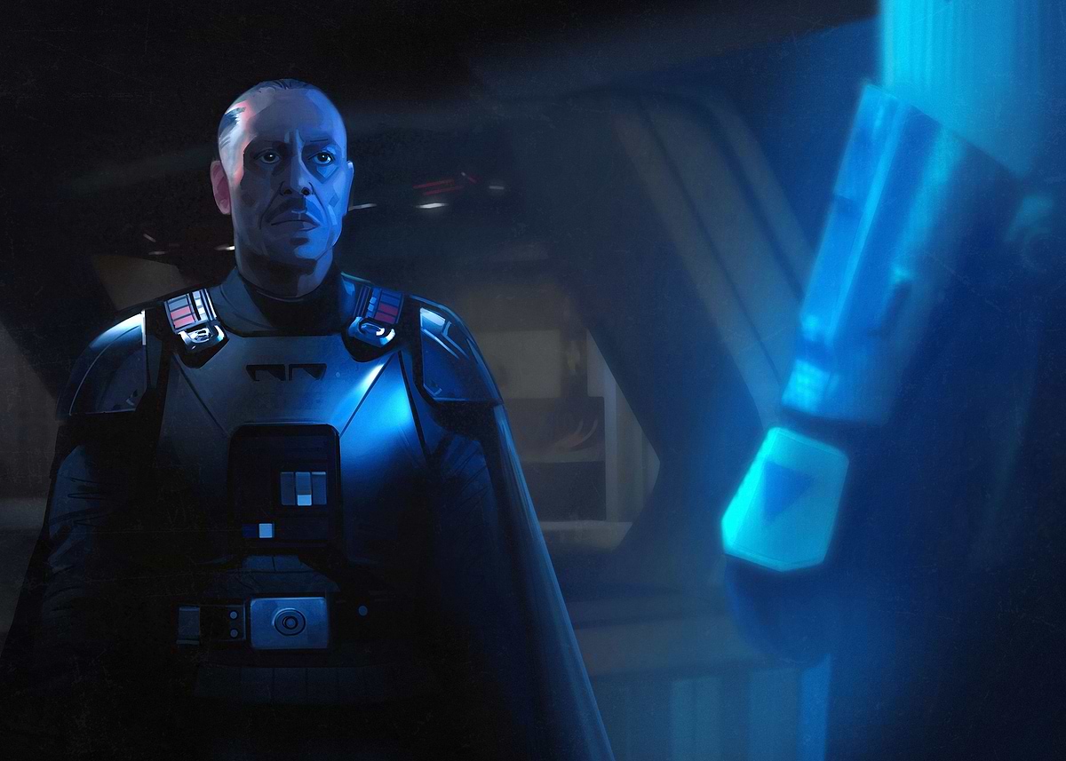 'Moff Gideon' Poster, picture, metal print, paint by Star Wars | Displate