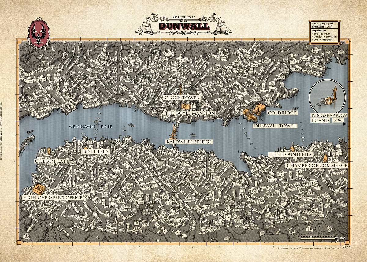'The city of Dunwall' Poster, picture, metal print, paint by Dishonored ...