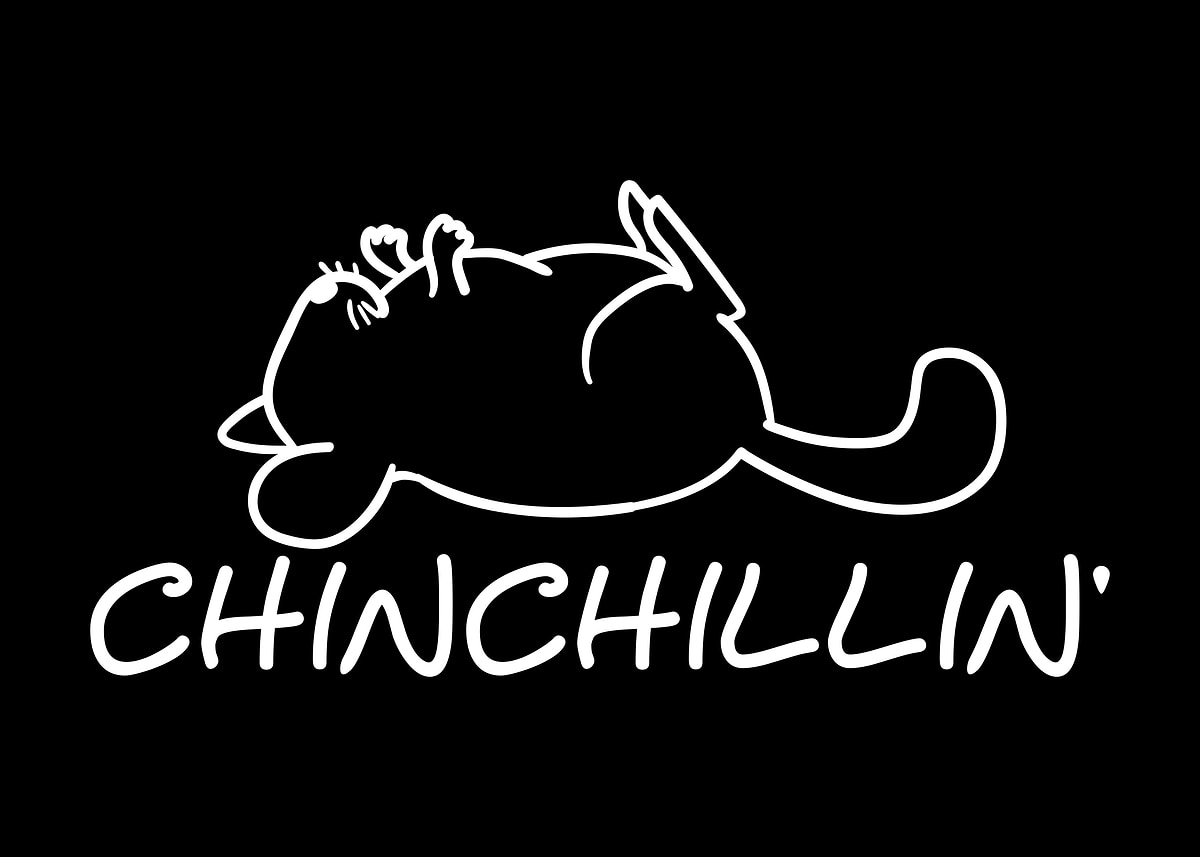 'Chinchillin Rodent' Poster, picture, metal print, paint by ...