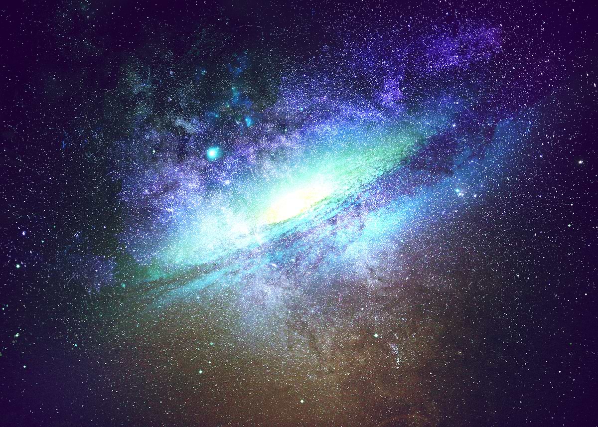 'Space Galaxy Texture 28' Poster, picture, metal print, paint by Aloke ...
