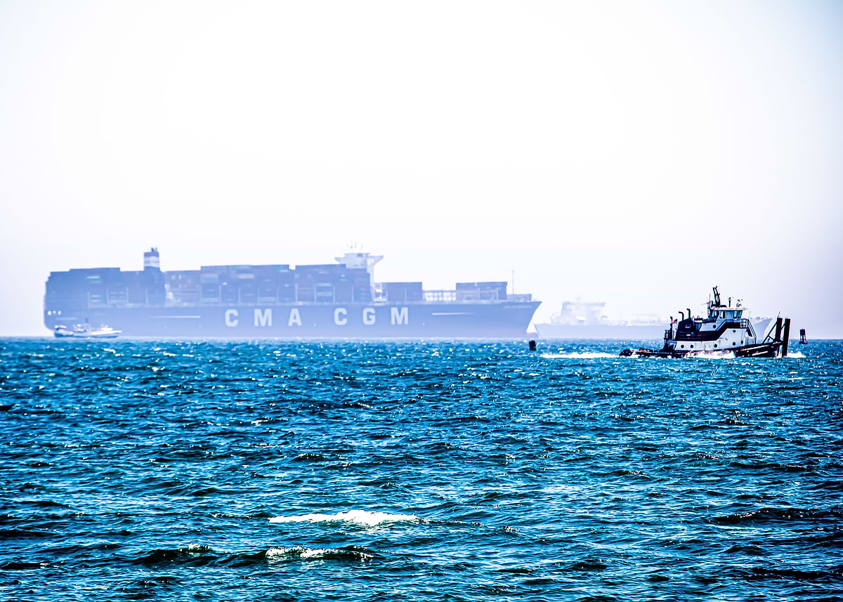 'Seal Beach Tugboat' Poster, picture, metal print, paint by Ian Kuiper ...