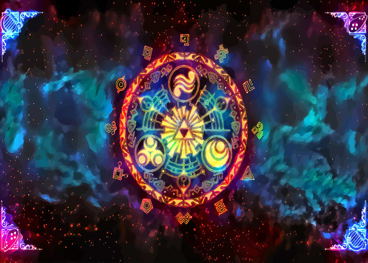 'Cosmic Triforce' Poster, picture, metal print, paint by Showstroop Art ...