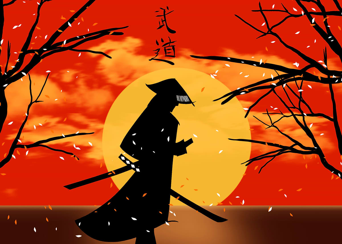 'samurai budo' Poster, picture, metal print, paint by Phantom ...