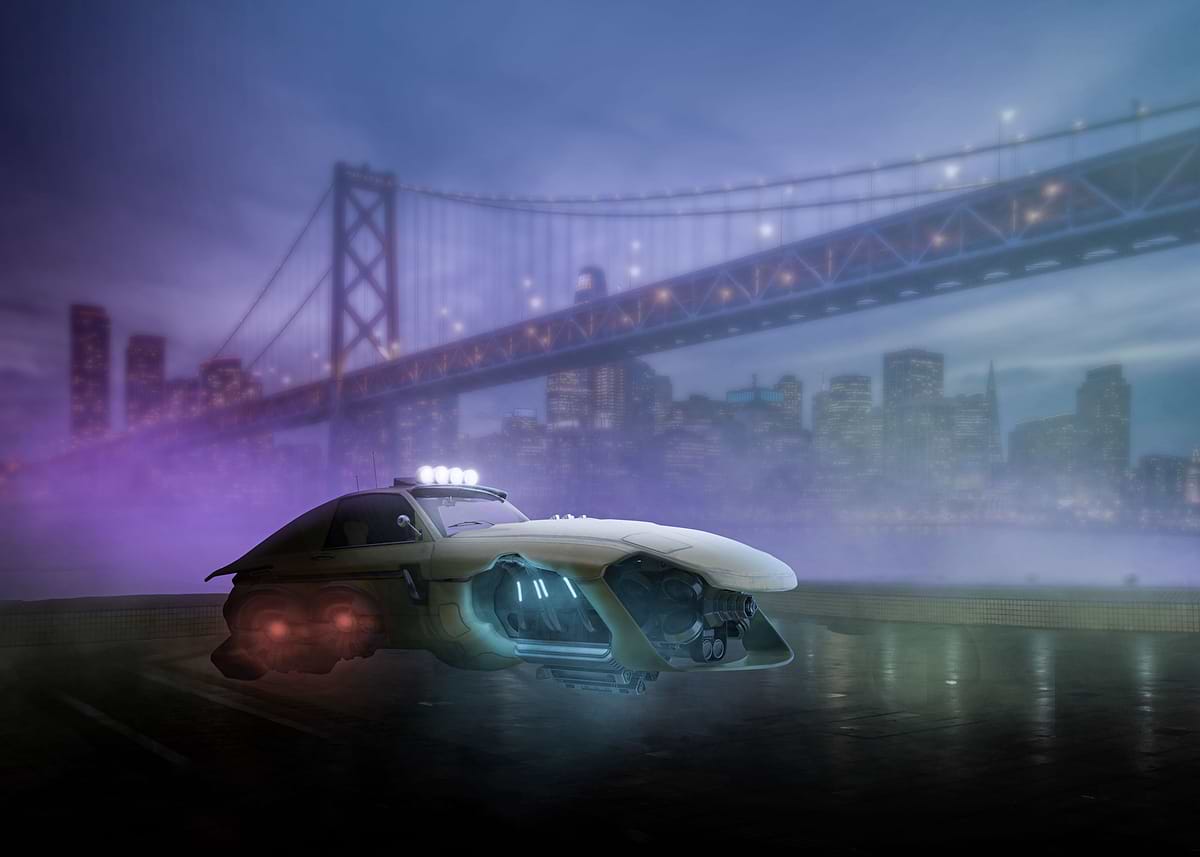 'Futuristic Car' Poster, picture, metal print, paint by Darnelle ...