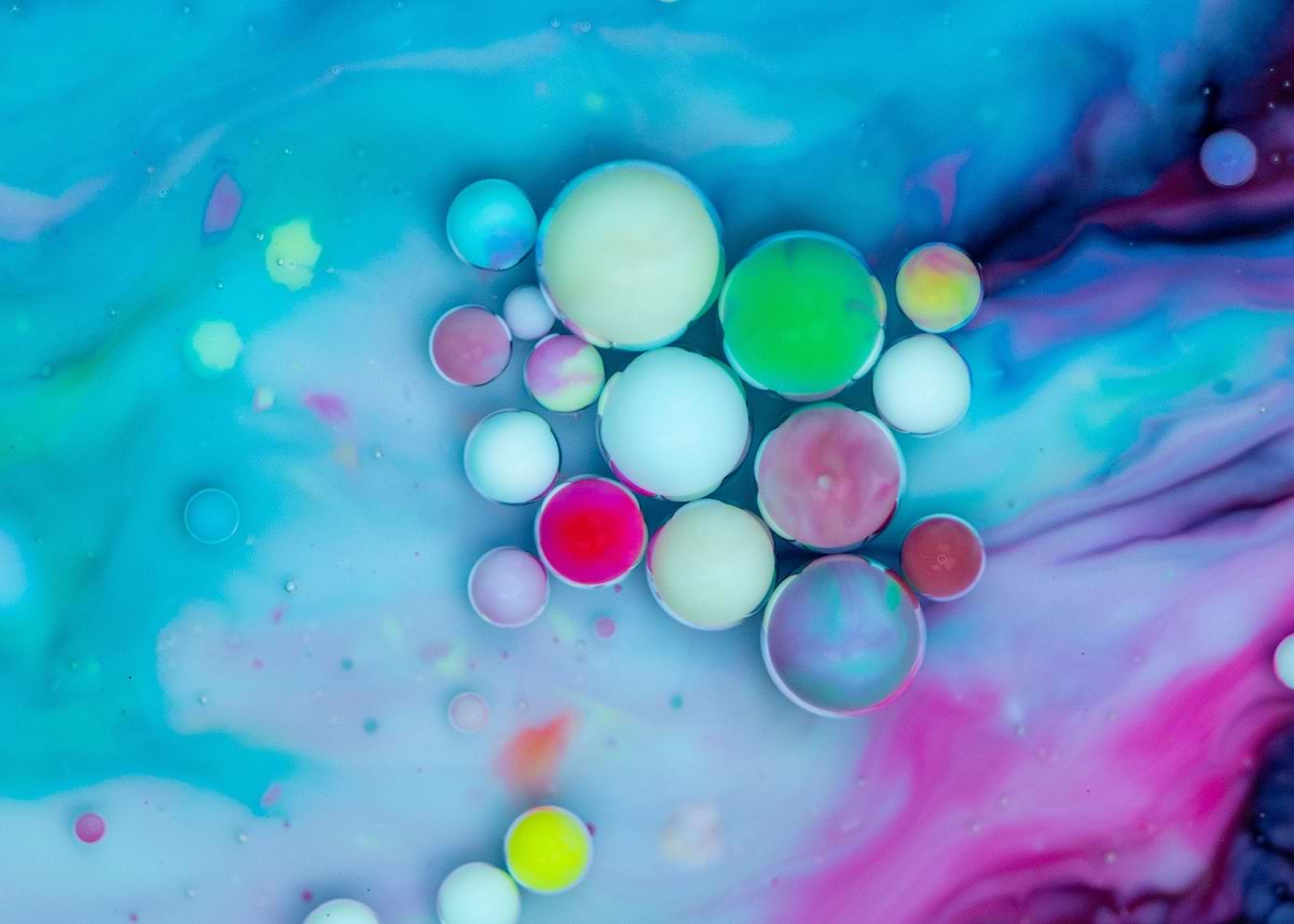 'Malamir Bubbles Art' Poster, picture, metal print, paint by Nikolovi ...