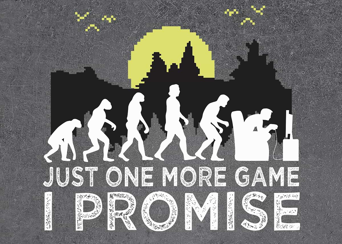 'Gaming evolution ' Poster, picture, metal print, paint by Simon Darren ...