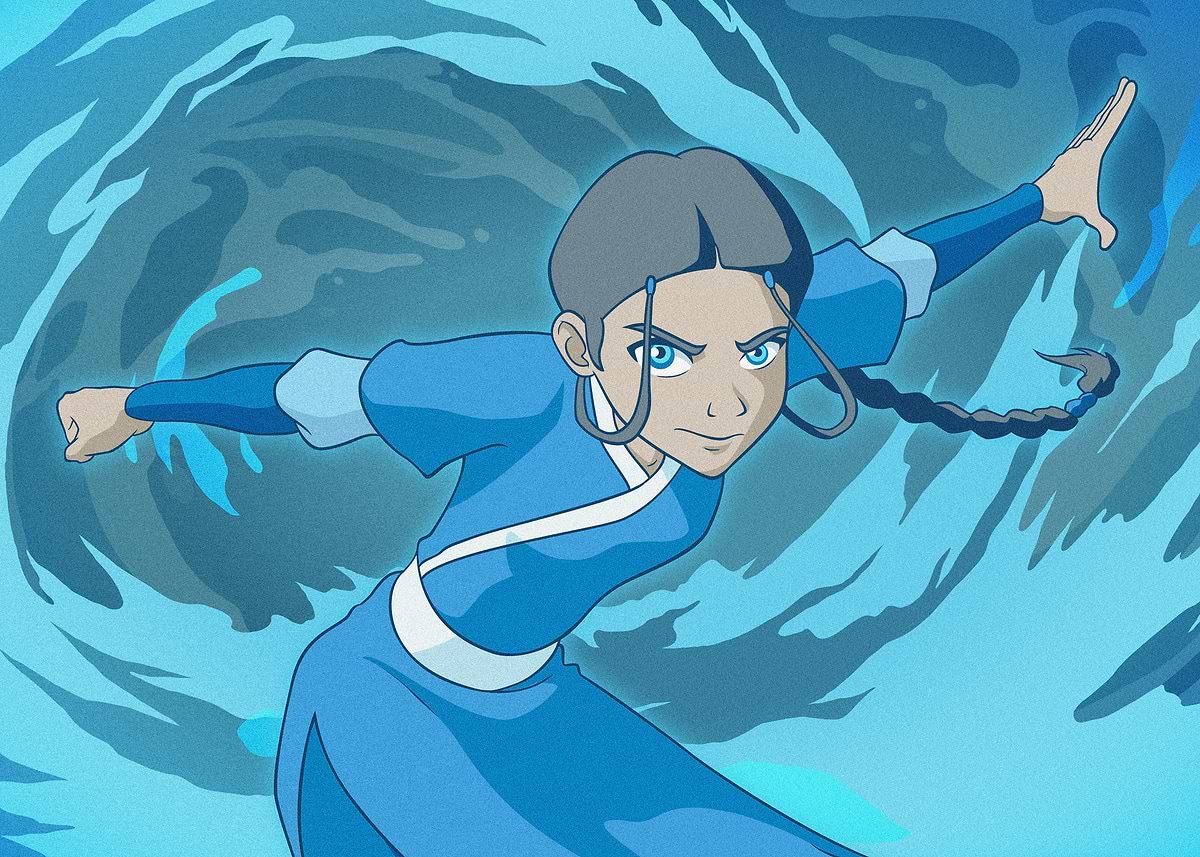 'Katara Waterbending Master' Poster, picture, metal print, paint by ...
