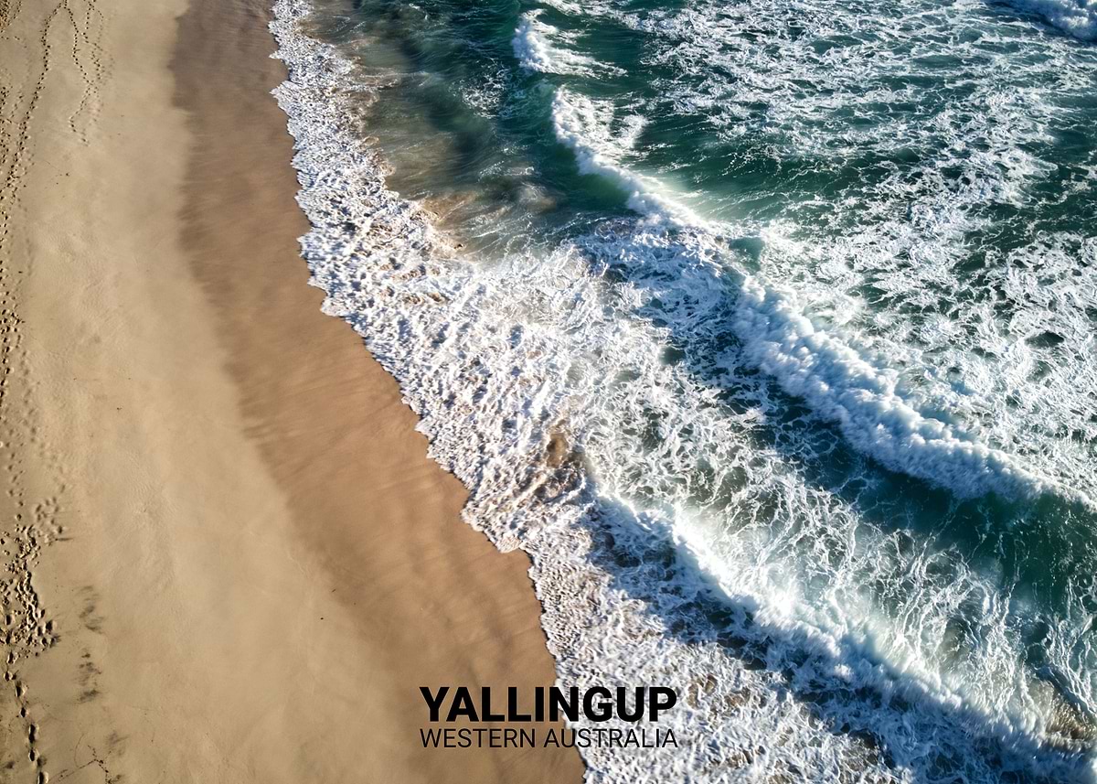 'Yallingup Beach Australia' Poster, picture, metal print, paint by ...