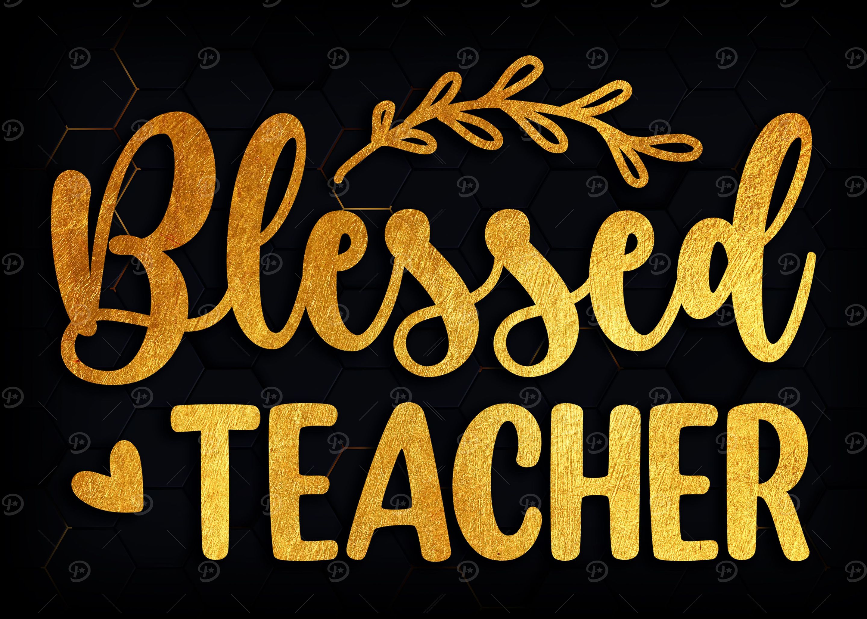 'Blessed teacher' Poster, picture, metal print, paint by Denis Siggers ...