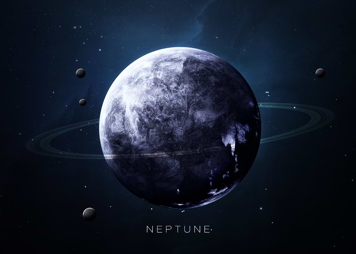 'Neptune' Poster, picture, metal print, paint by Nonchalant | Displate
