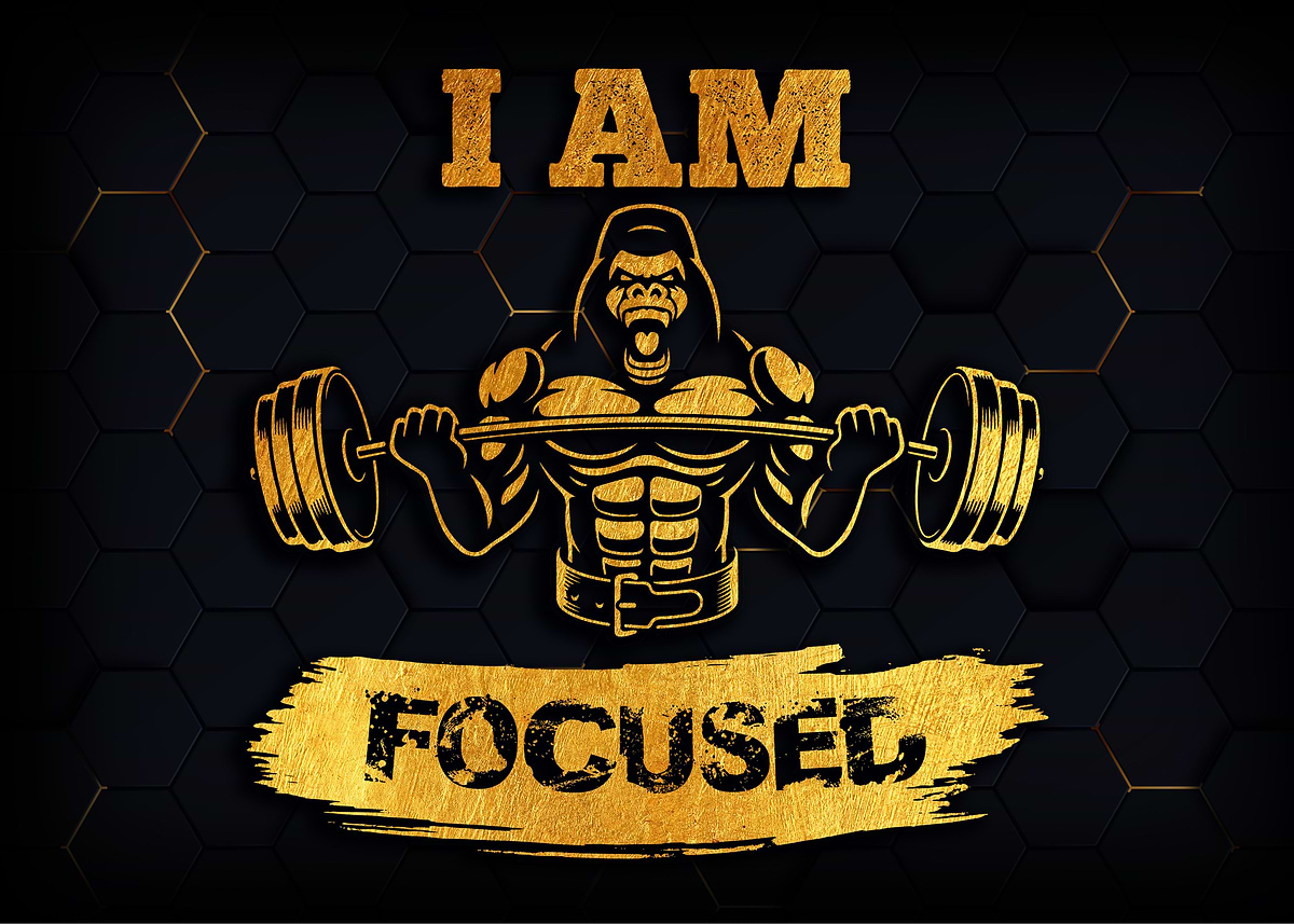 'I Am Focused' Poster, picture, metal print, paint by Denis Siggers ...