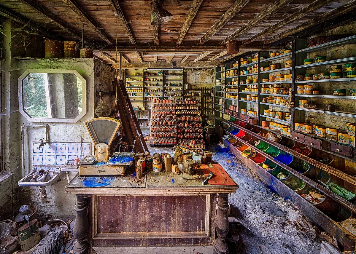 'Paint shop' Poster, picture, metal print, paint by Sophie Lhoëst ...