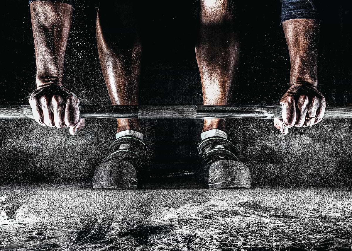 'Barbell' Poster, picture, metal print, paint by Susumu | Displate