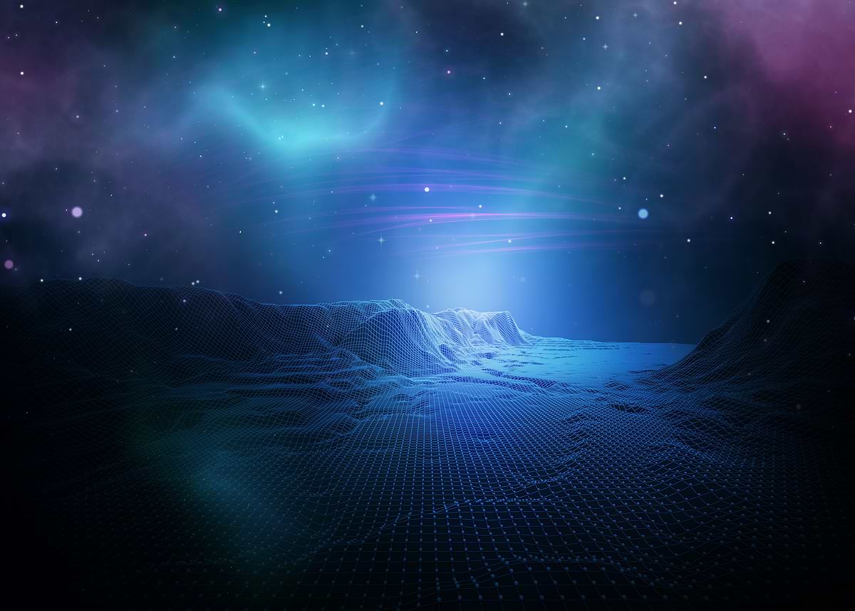 '3d abstract space' Poster, picture, metal print, paint by coleman ...