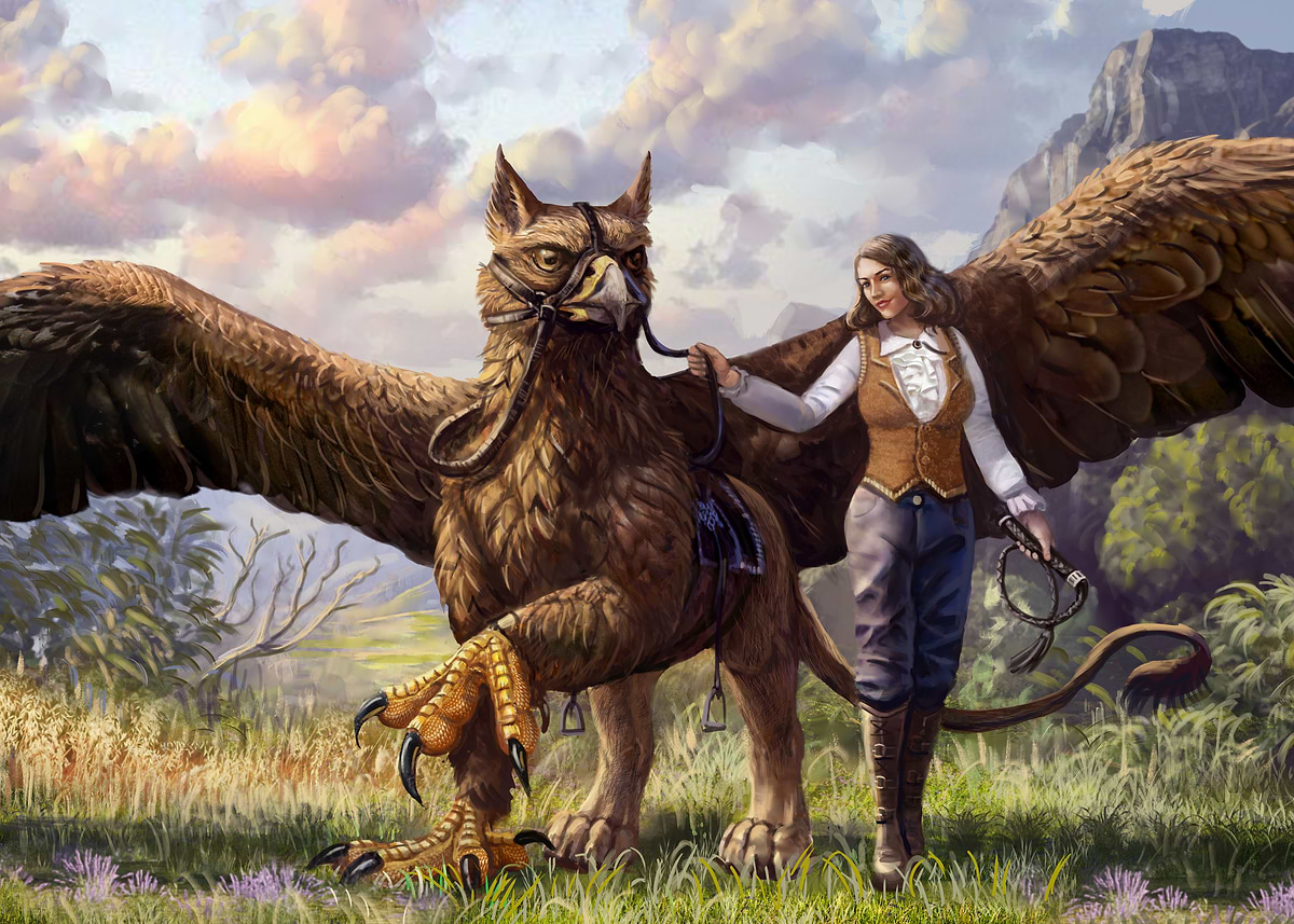 'Gryphon Trainer' Poster, picture, metal print, paint by RedIzaK | Displate