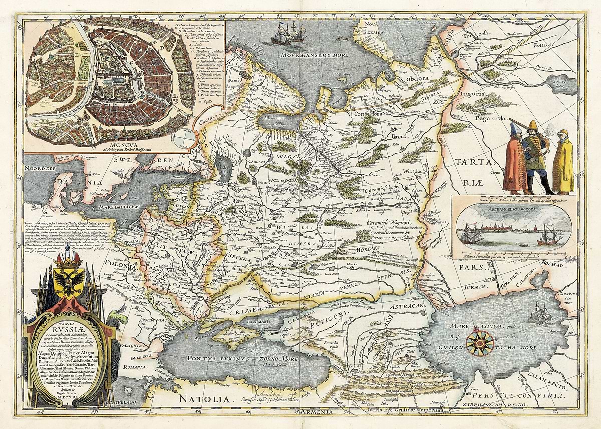 'Map of Russia' Poster, picture, metal print, paint by Cristina Romero ...