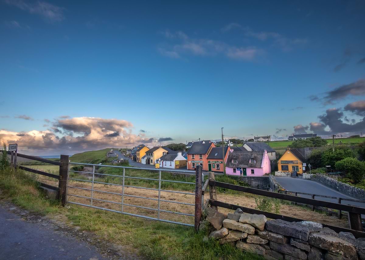 'Sunrise over Doolin' Poster, picture, metal print, paint by Martin ...