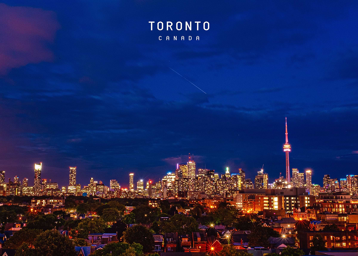 'Toronto ' Poster, picture, metal print, paint by Travel Addict | Displate