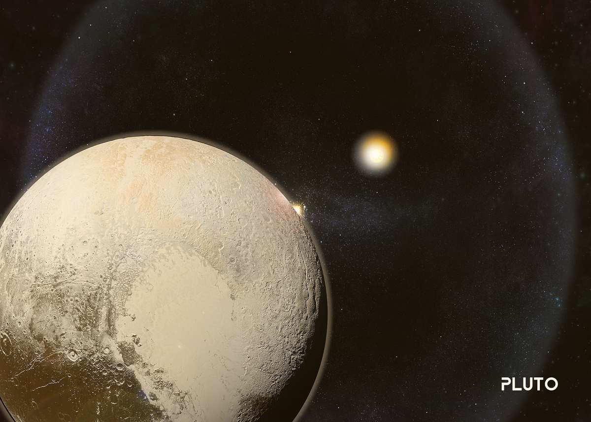 'Pluto' Poster, picture, metal print, paint by Pixxelworks Florian ...