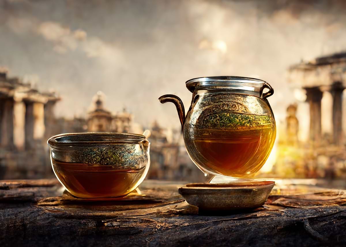 'Ancient Roman Tea' Poster, picture, metal print, paint by Muntwalt ...