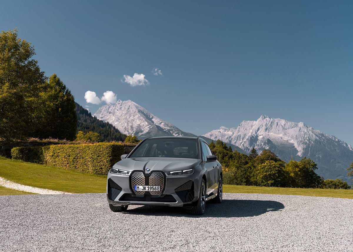 'BMW iX M60' Poster, picture, metal print, paint by Marcel Lee | Displate