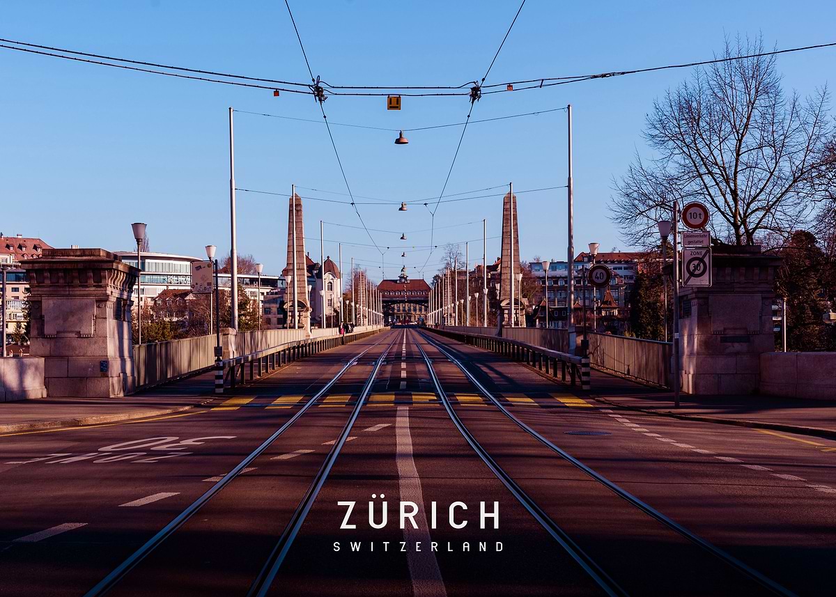 'Zurich ' Poster, picture, metal print, paint by Big City | Displate