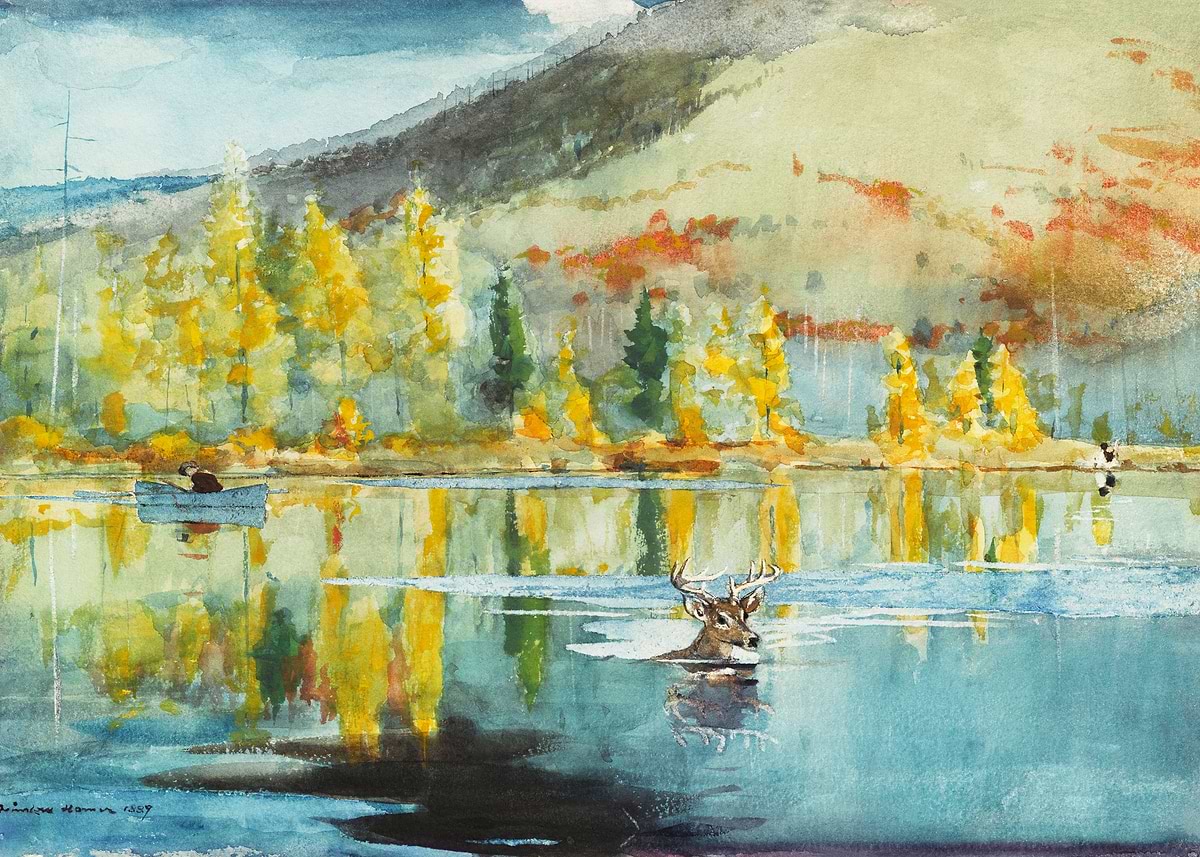 'An October Day 1889' Poster, picture, metal print, paint by Sloka ...