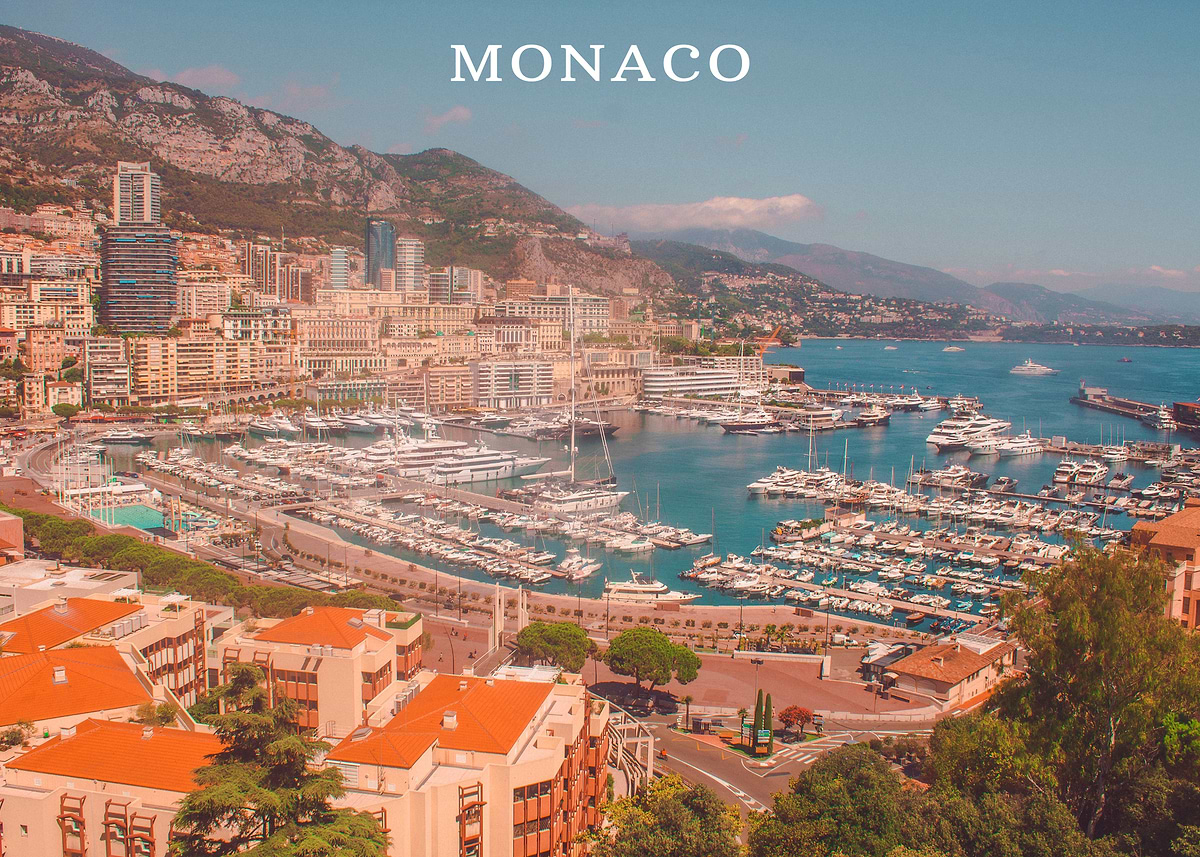 'Monaco ' Poster, picture, metal print, paint by Big City | Displate
