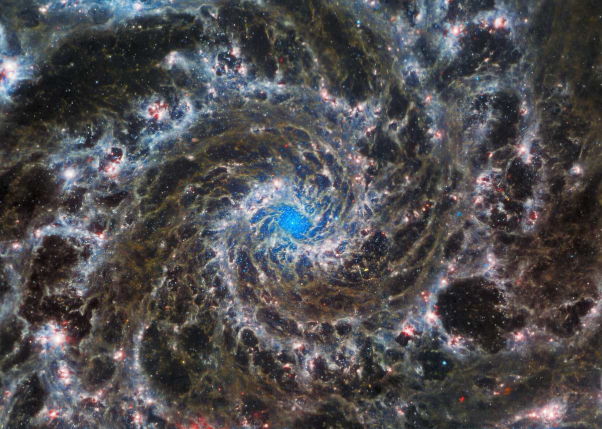 'Phantom Galaxy' Poster, picture, metal print, paint by Barry Allen ...