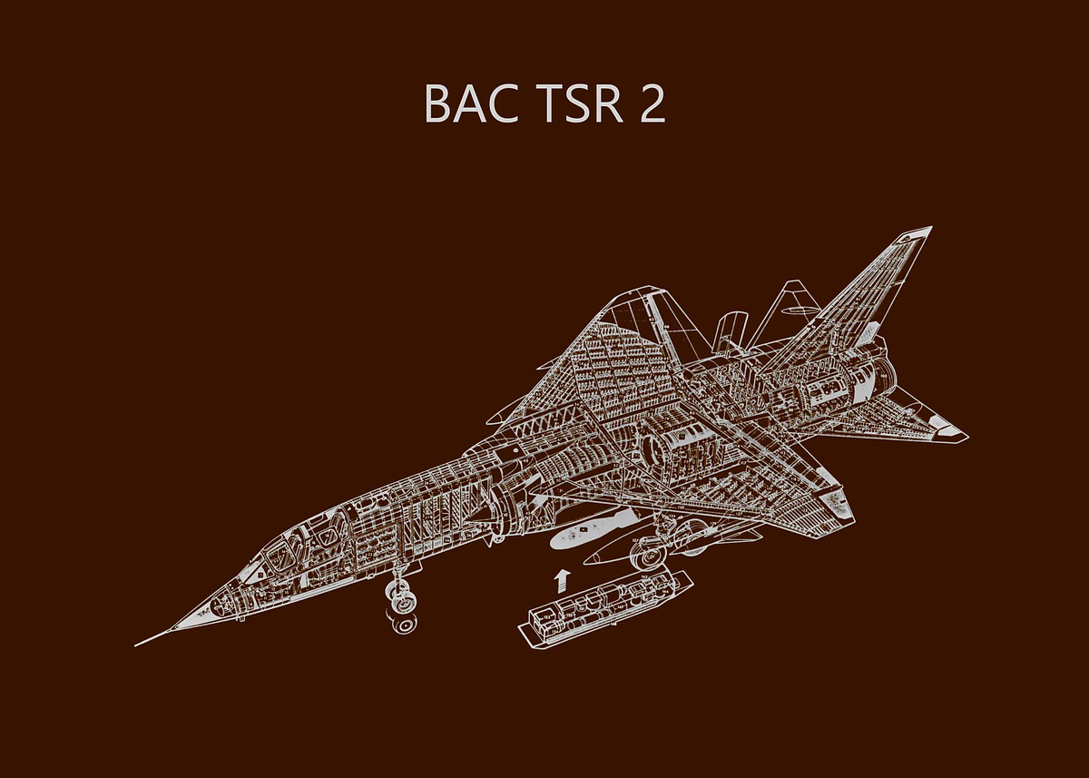 'BAC TSR 2 ' Poster, picture, metal print, paint by Amazing Artist ...