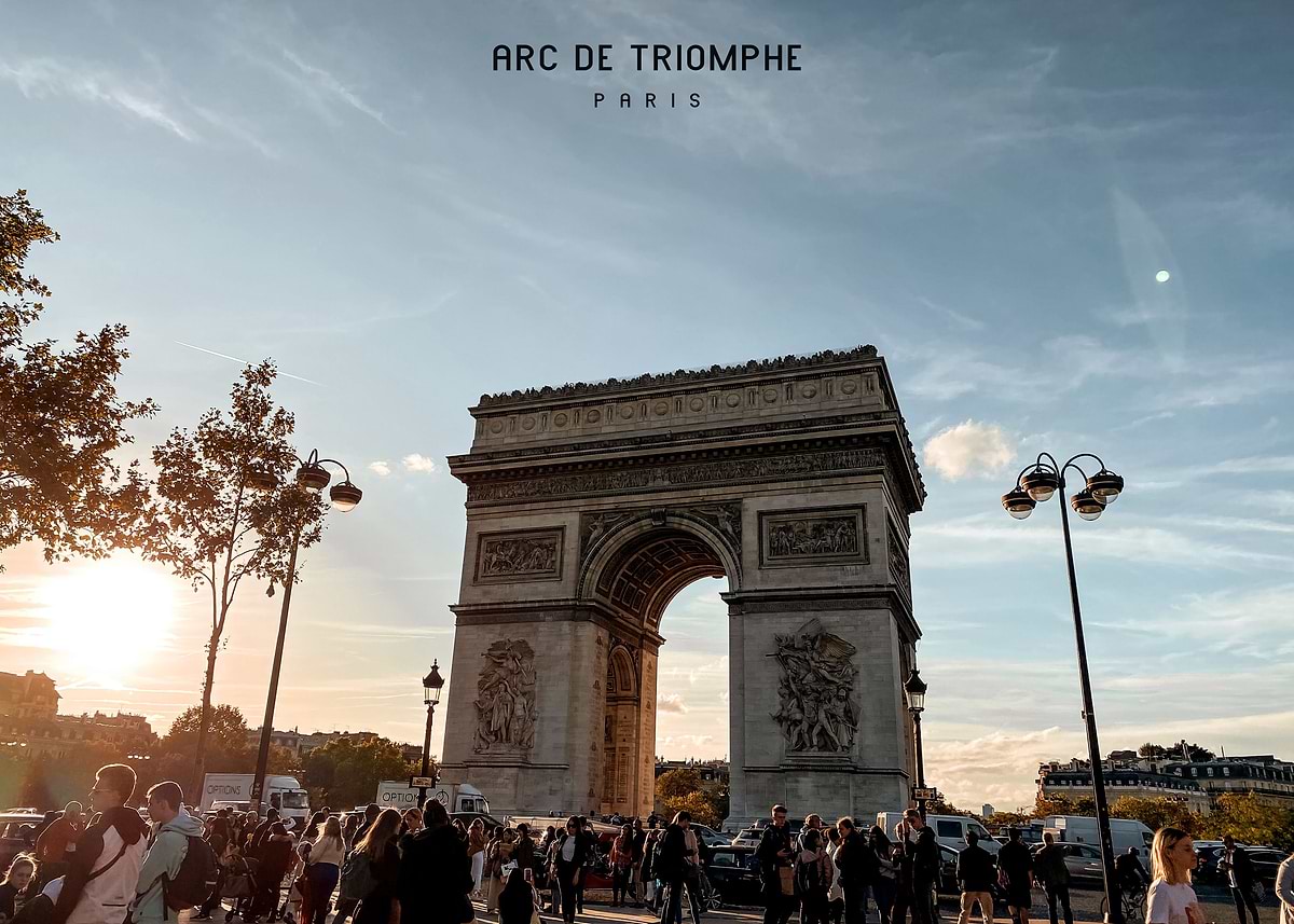 'Arc de Triomphe ' Poster, picture, metal print, paint by Famous City ...