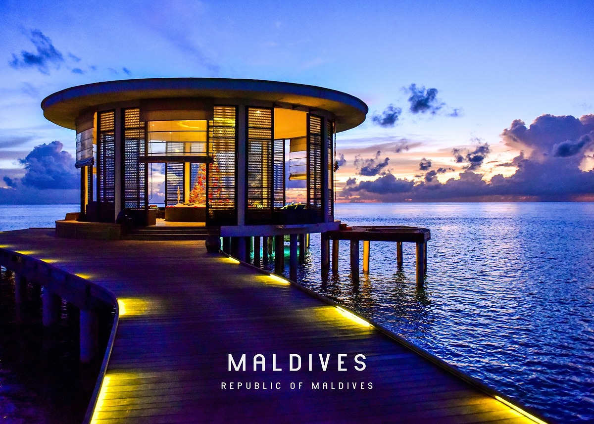'Maldives ' Poster, picture, metal print, paint by Explore Universe ...