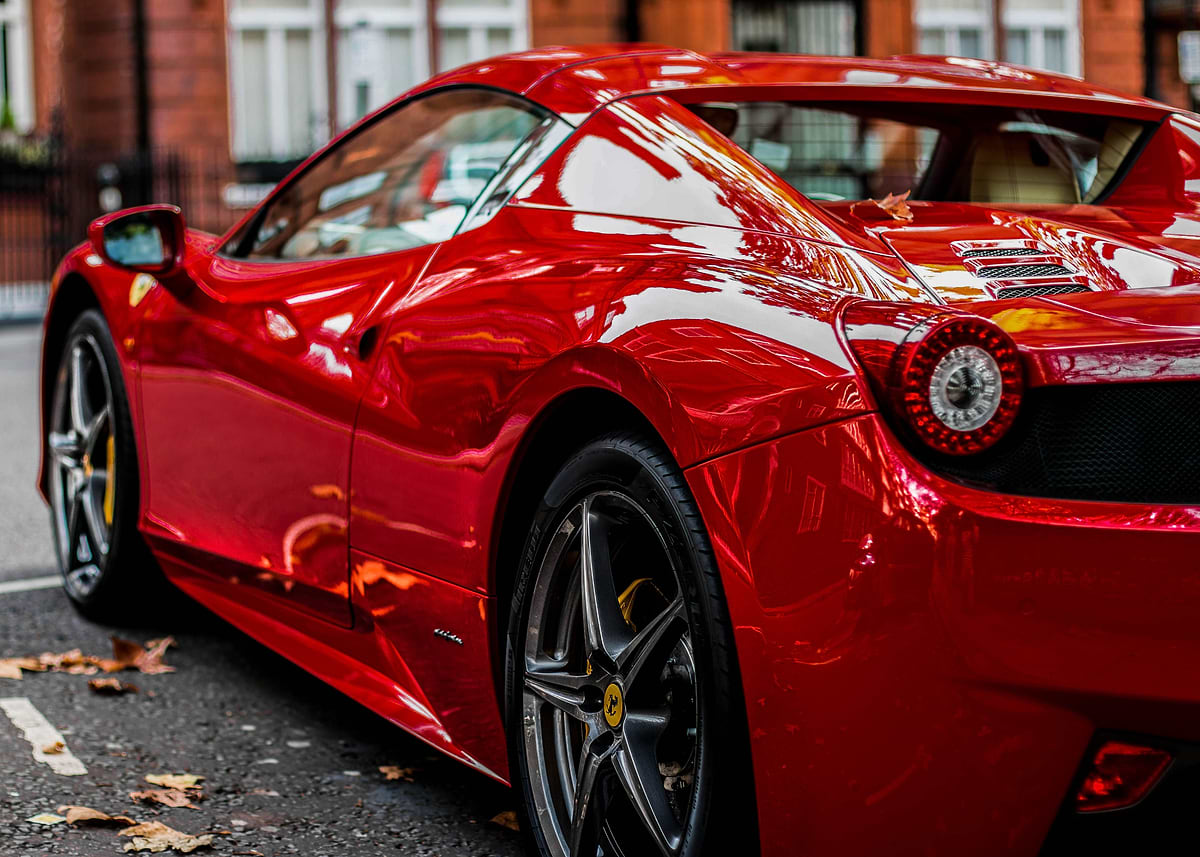 'Shiny Ferrari' Poster, picture, metal print, paint by Artistic Prints ...