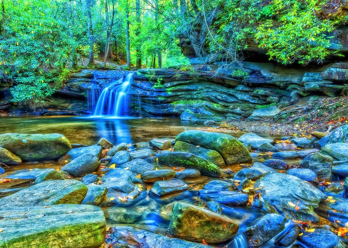 'Carrick Creek SC' Poster, picture, metal print, paint by Gestalt ...