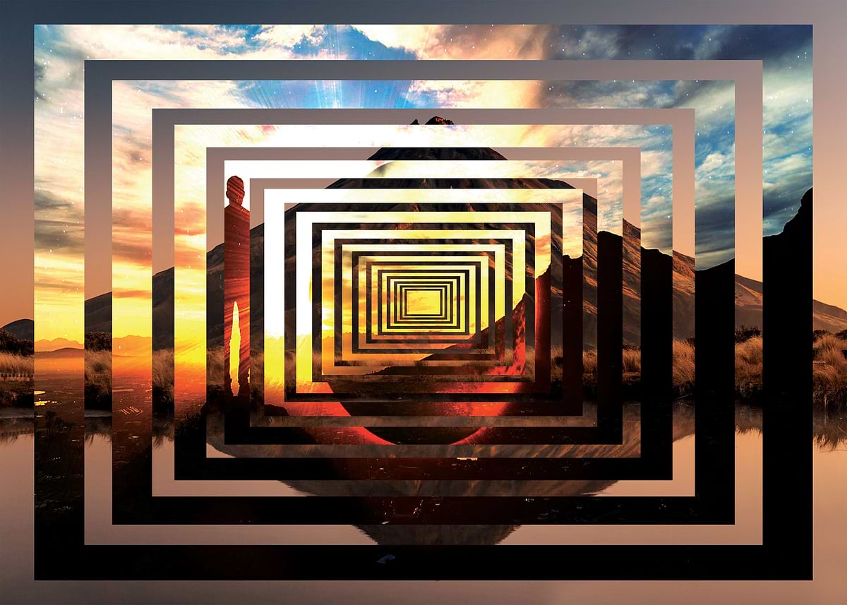 'Illusionary View Spot' Poster, picture, metal print, paint by Milos ...
