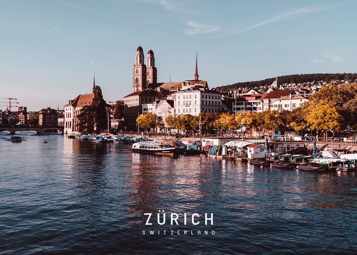 'Zurich ' Poster, picture, metal print, paint by Big City | Displate