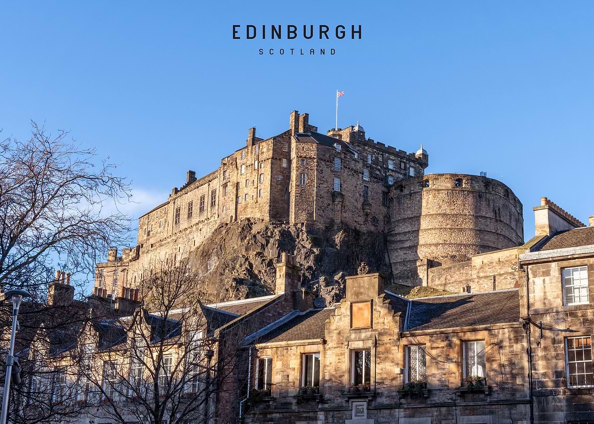 'Edinburgh ' Poster, picture, metal print, paint by Explore Universe ...