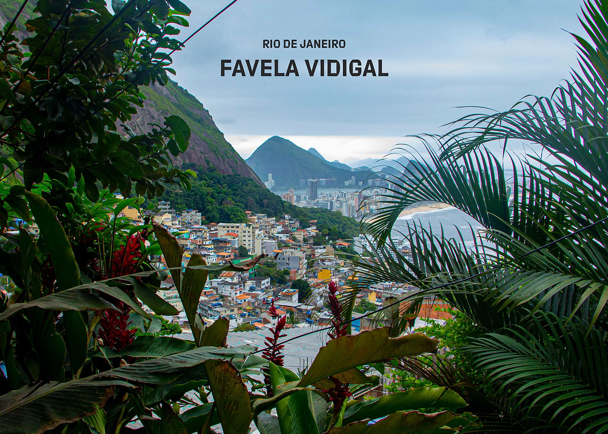 'favela vidigal' Poster, picture, metal print, paint by Salom Lourenco ...