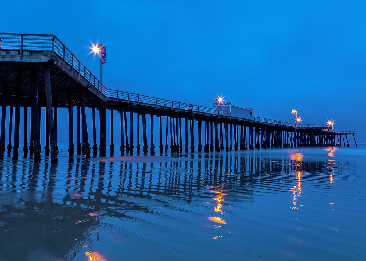 'The Pier' Poster, picture, metal print, paint by Jonathan Nguyen ...