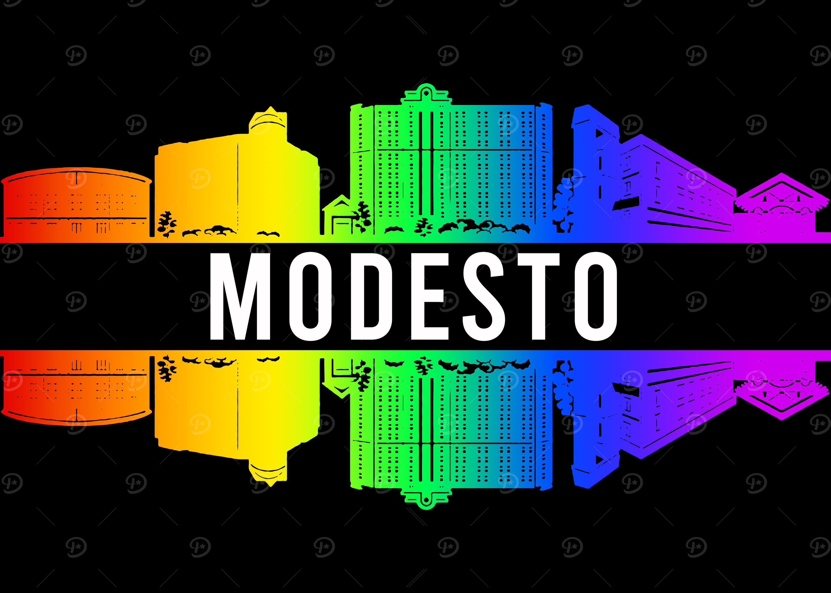 'Modesto' Poster, picture, metal print, paint by Kwong Han | Displate