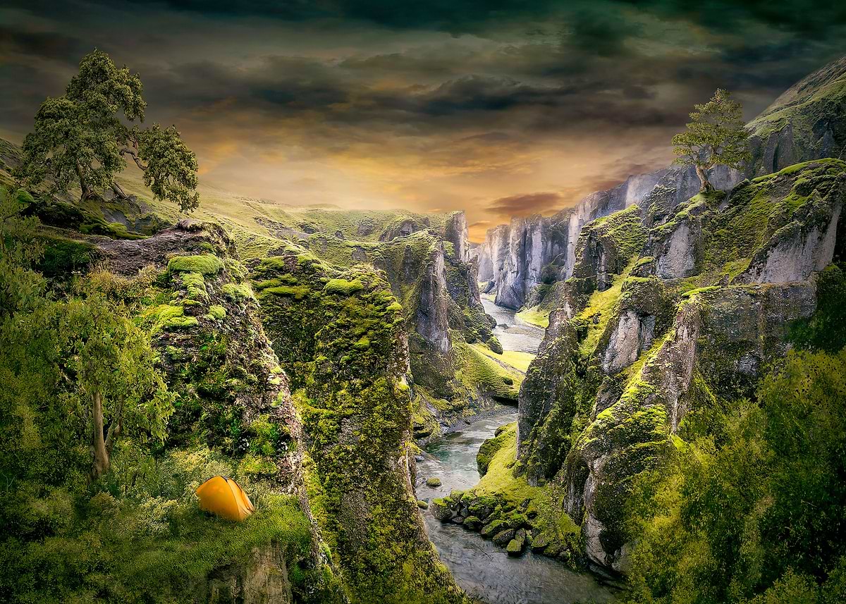 'Time Out' Poster, picture, metal print, paint by Simone Wunderlich ...