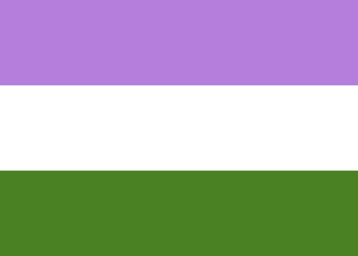 'Genderqueer Pride Flag' Poster, picture, metal print, paint by ...
