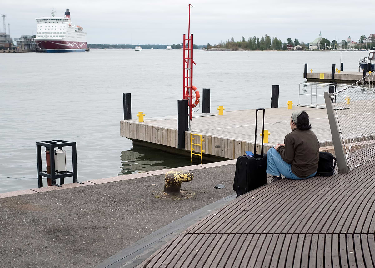 'Missing The Boat' Poster, picture, metal print, paint by Jukka ...